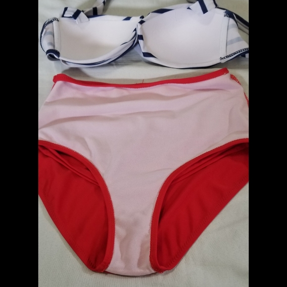 Swim | Vtg Inspired Pinup Girl 2 Pc Swimsuit | Poshmark